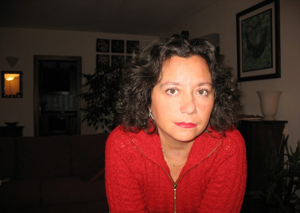 "Christiane In The Sky With Colors" - Fulvio Caccia